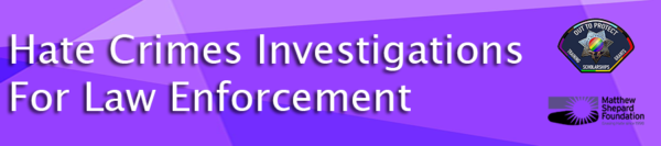 Register For Hate Crimes Training - Out To Protect Incorporated